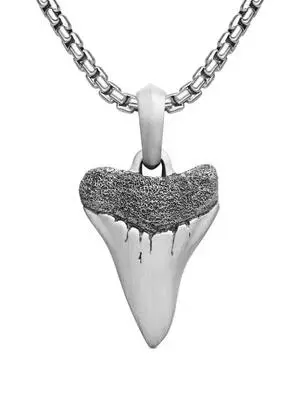 David Yurman Sterling Shark Tooth Amulet - Silver