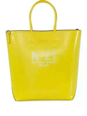 N°21 Logo-detail Leather Tote Bag