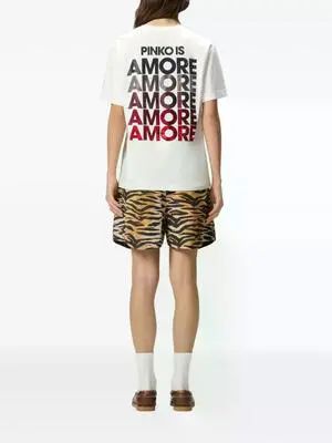 Pinko Heart Print T-shirt