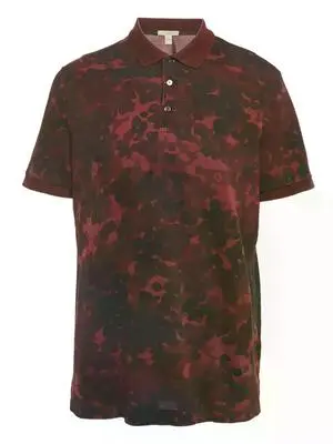 Burberry Pique-print Polo T-shirt