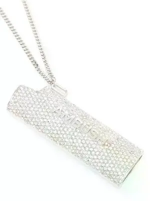 AMBUSH Pave Lighter Case Necklace