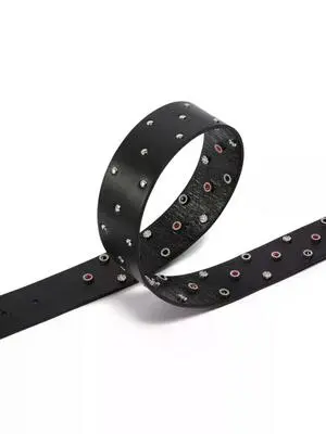 Pinko Embellished Buckle Belt - Black