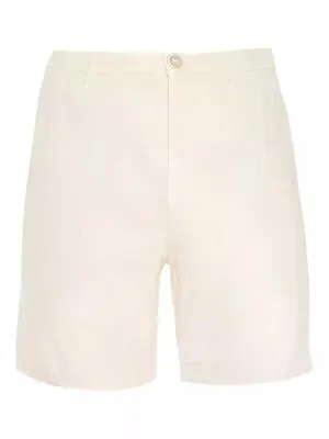 120% Lino Button-fastening Bermuda Shorts