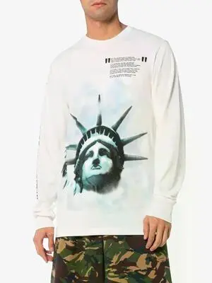 Off-White Statue Of Liberty Longsleeved T Shirt