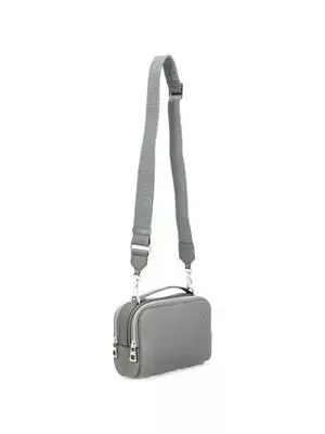 Loewe Anagram Leather Shoulder Bag - Grey