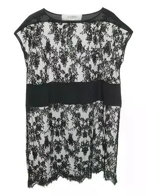 Valentino Garavani Lace Mini Dress - Black