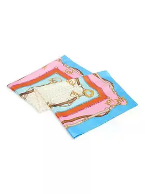 Pinko Graphic-print Scarf - Blue