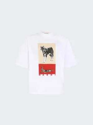 Marni Short Sleeve Tee Lily - White