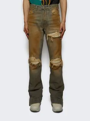 Amiri Mx1 Straight Flare Jean Rust