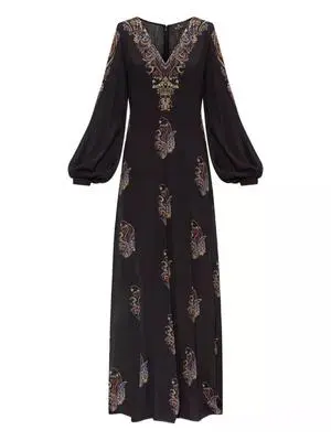 Etro V-neck Maxi Dress