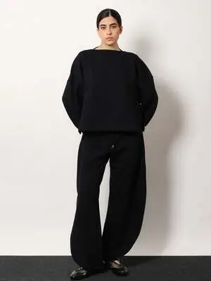 Alaïa Cotton Boatneck Sweatshirt
