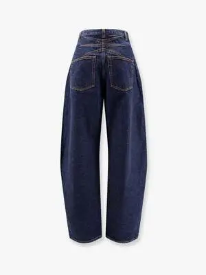 Alaïa Round Denim Jeans