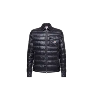 Moncler Mourillon Down Shirt Jacket - Blue