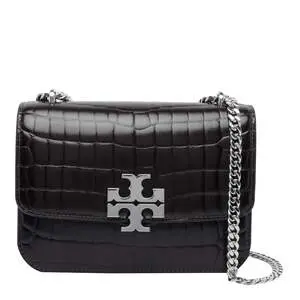 Tory Burch Small Eleanor Croc Convertible Shoulder Bag - Red