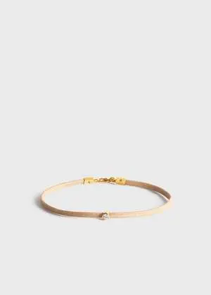TOTEME Mini Diamond Bracelet - Beige-gold