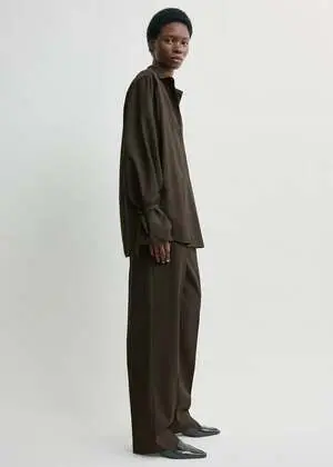 TOTEME Tie-cuff Shirt - Pepper