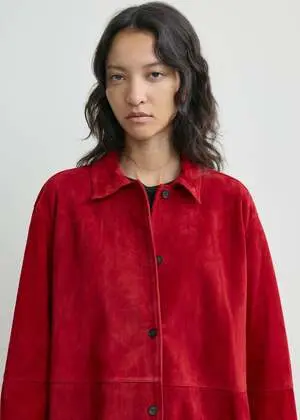 TOTEME Suede Overshirt