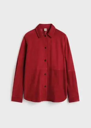 TOTEME Suede Overshirt