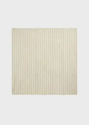 TOTEME Striped Silk Scarf Beige/brown Beige,brown