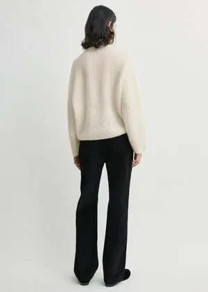 TOTEME Mohair Blend Rib Knit - White