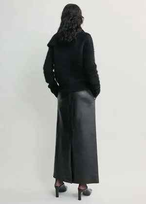 TOTEME Funnel Alpaca-blend Knit - Black
