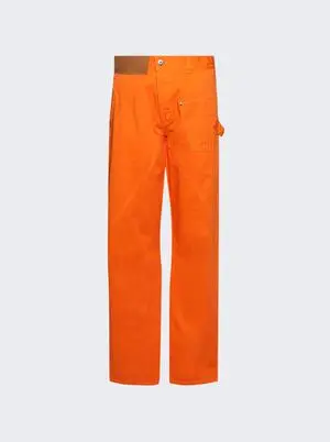 Women's Orange Jeans