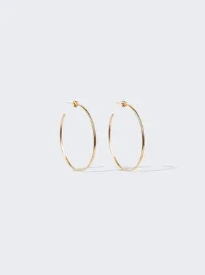 GWEN BELOTI Sherry Luster Hoop Earrings - Gold