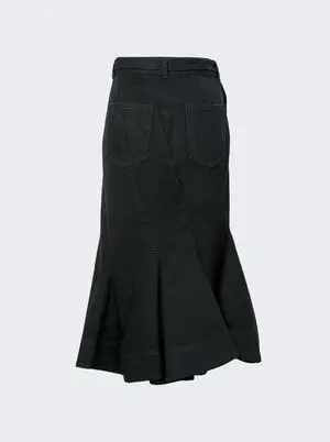 Sacai Denim Midi Skirt
