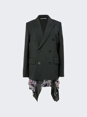 Sacai Suiting X Paisley Print Jacket