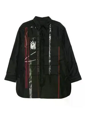 Yohji Yamamoto Graphic-print Padded Jacket