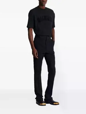 Balmain Darted Wool Trousers