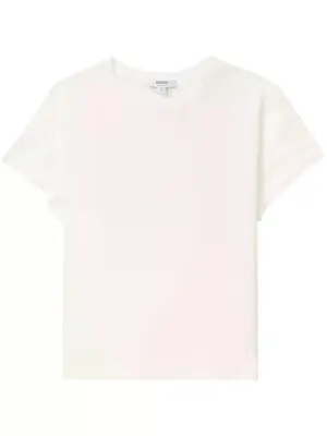 AGOLDE Adine Shrunken T-shirt Dusty Cream - Neutrals