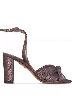 AQUAZZURA Knotted Detail Ankle-strap Sandals