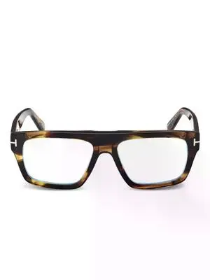 TOM FORD Rectangular-frame Eyeglasses - Brown