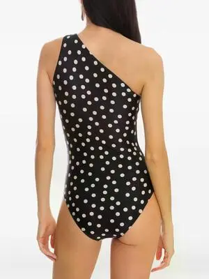 BRIGITTE Seashell-motif One-shoulder Swimsuit