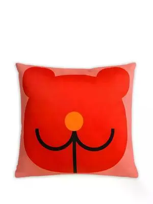 QEEBOO Milú Bear-print Cushion - Red