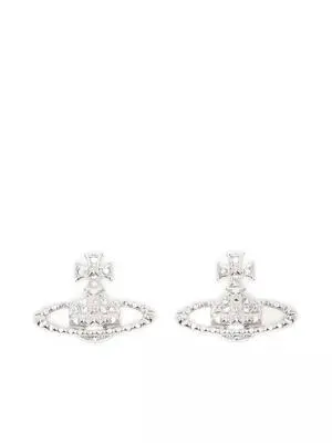 VIVIENNE WESTWOOD Mayfair Crystal Earrings - Silver
