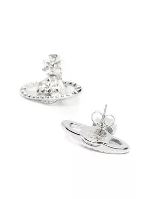VIVIENNE WESTWOOD Mayfair Crystal Earrings - Silver