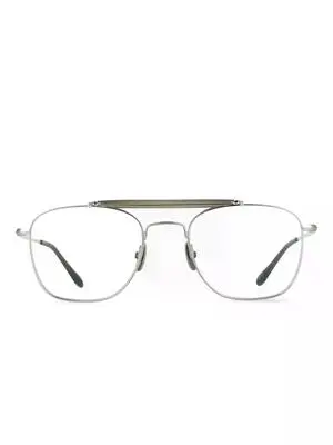 YELLOWS PLUS Browline Tyrone Eyeglasses - Silver