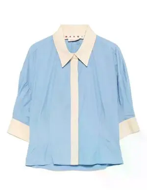 Marni Panelled Collared Top