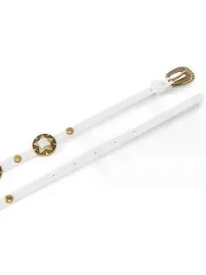 Pinko Stud-embellished Leather Belt