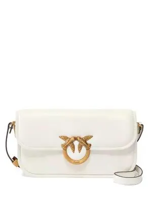 Pinko Small Love Bird-ring Crossbody Bag