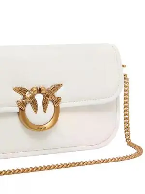Pinko Small Love Bird-ring Crossbody Bag