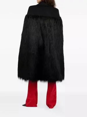 Roberto Cavalli Faux-fur Zip-up Cape