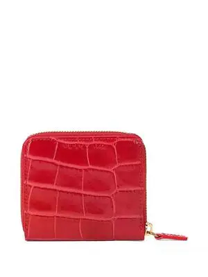 Roberto Cavalli Embossed Zip Wallet