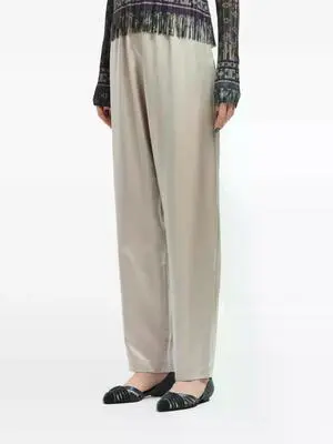 Giorgio Armani Elasticated Satin Trousers