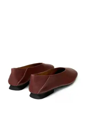 Camper Casi Myra Leather Flats - Red