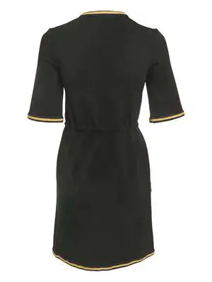 Gucci Stripe Trim Button Dress