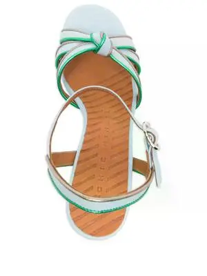 Chie Mihara Ballah Knotted Sandals - Blue