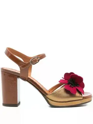 Chie Mihara Parlota Floral Platform Sandals